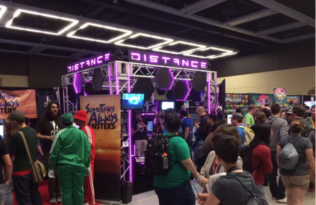 'Distance' is a Dazzling Neon Survival Driving Game, Try it at PAX in VR