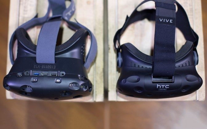 HTC Vive Pre Side-by-side Shows Significant Size Reduction