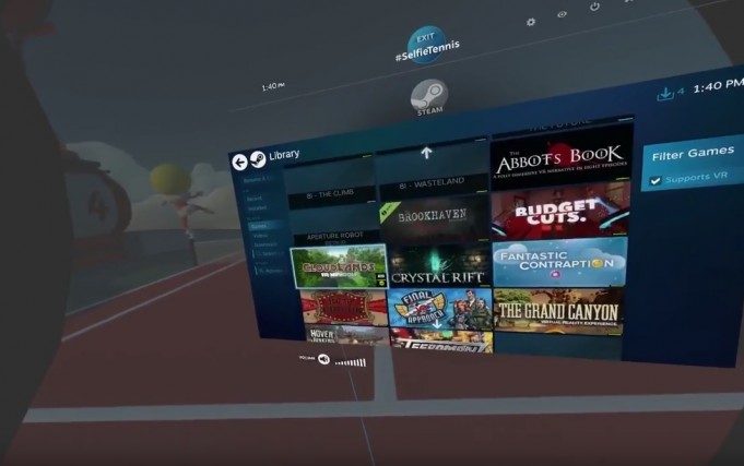 SteamVR 'Shell' is Customizable, Allows Seamless VR Game Switching and ...