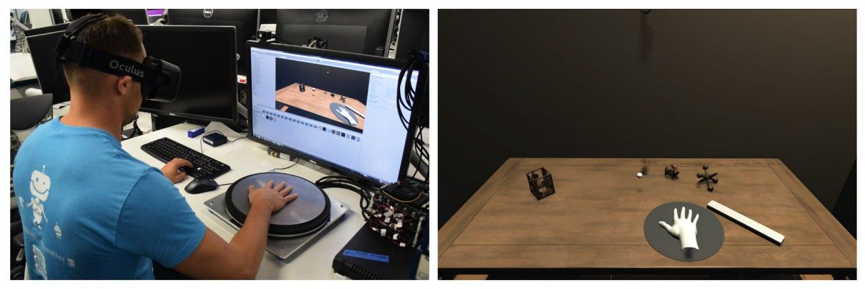 Experimental VR Haptic Feedback Systems, SIGGRAPH 2016