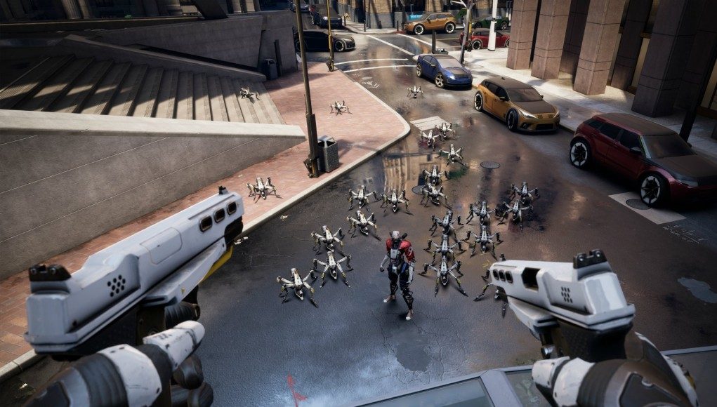 Watch: 12 Minutes of 'Robo Recall' Gameplay with Oculus Touch – Road to VR