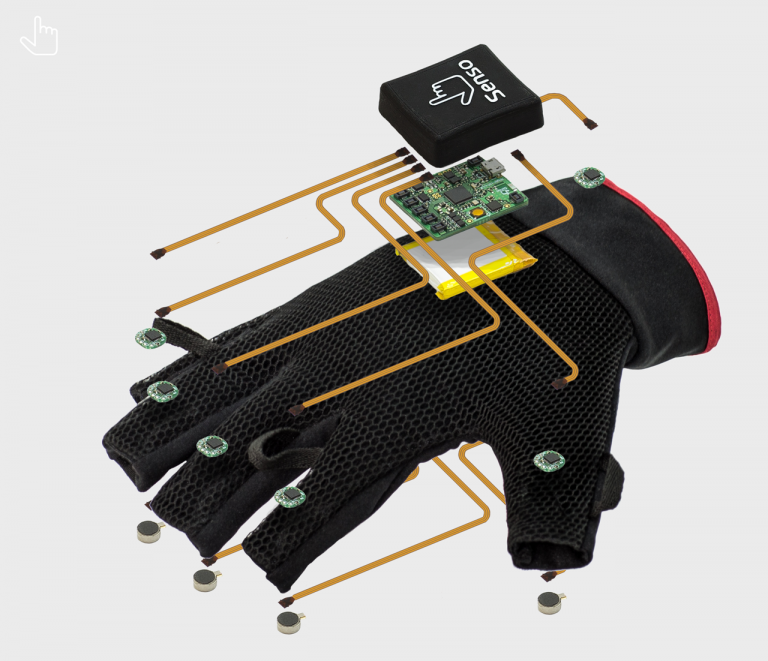 Senso is a VR Input Glove With Per-finger Haptics and Simulated Temperature