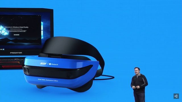 Microsoft Shows Windows in VR, Gives Acer VR Headset to Vision Summit ...