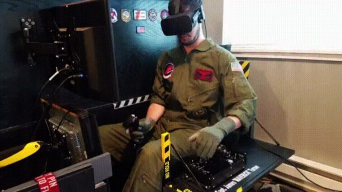 Awesome DIY VR Cockpit Hides a Flight Simulator in Plain Sight