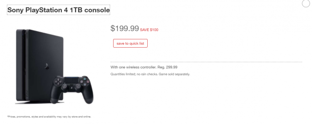 Target's Black Friday Sale Sees $100 Off PlayStation VR, $100 Off PS4 ...