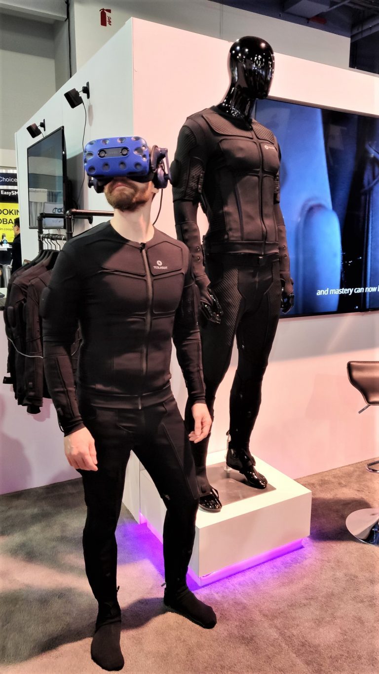 CES 2020: Experiencing Shock & Awe with Teslasuit's Electro-stimulation ...