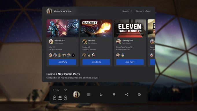 Oculus Adds Group App Launch Travel Together Feature for Parties