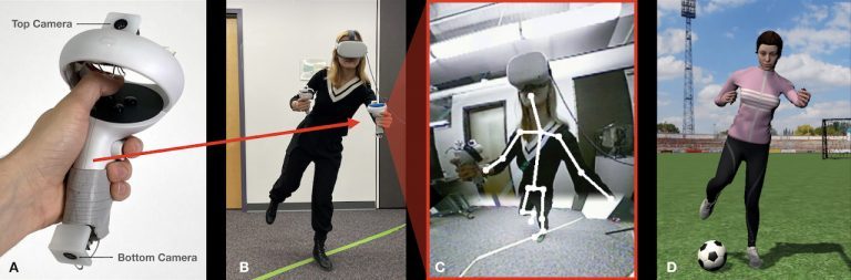 Researchers Show Full-body VR Tracking with Controller-mounted Cameras